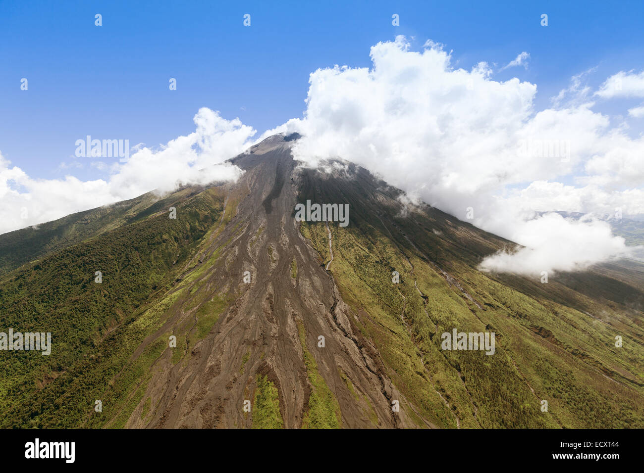 Volcano eruption aerial hi-res stock photography and images - Alamy