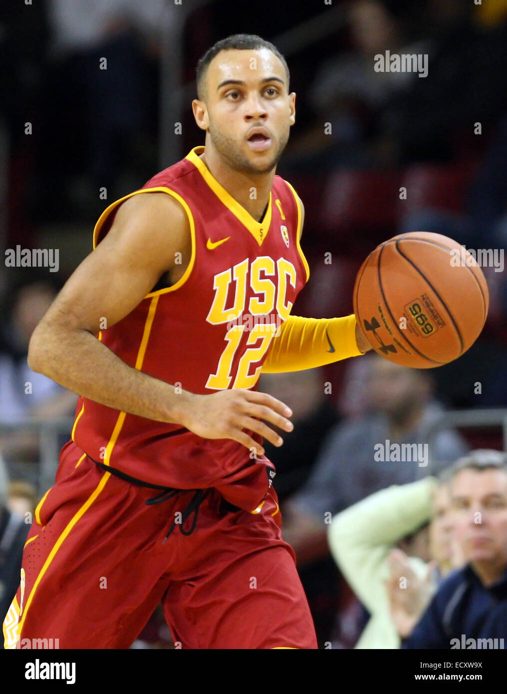 Chestnut Hill, Massachusetts, USA. 21st Dec, 2014. USC Trojans guard ...