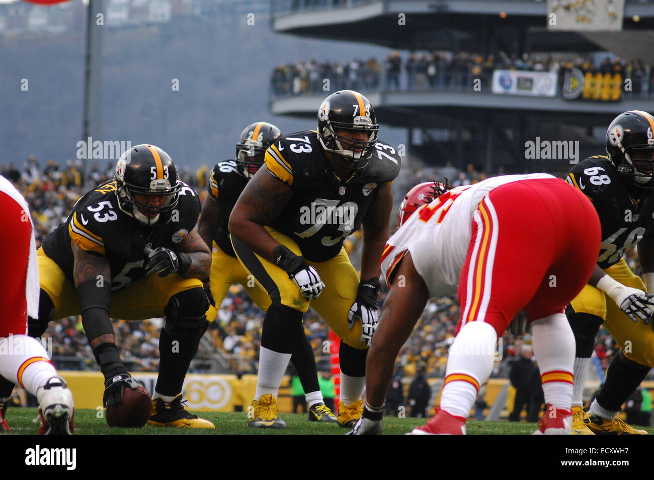 Dec 21st, 2014: Ramon Foster #73 during the Pittsburgh Steelers vs ...