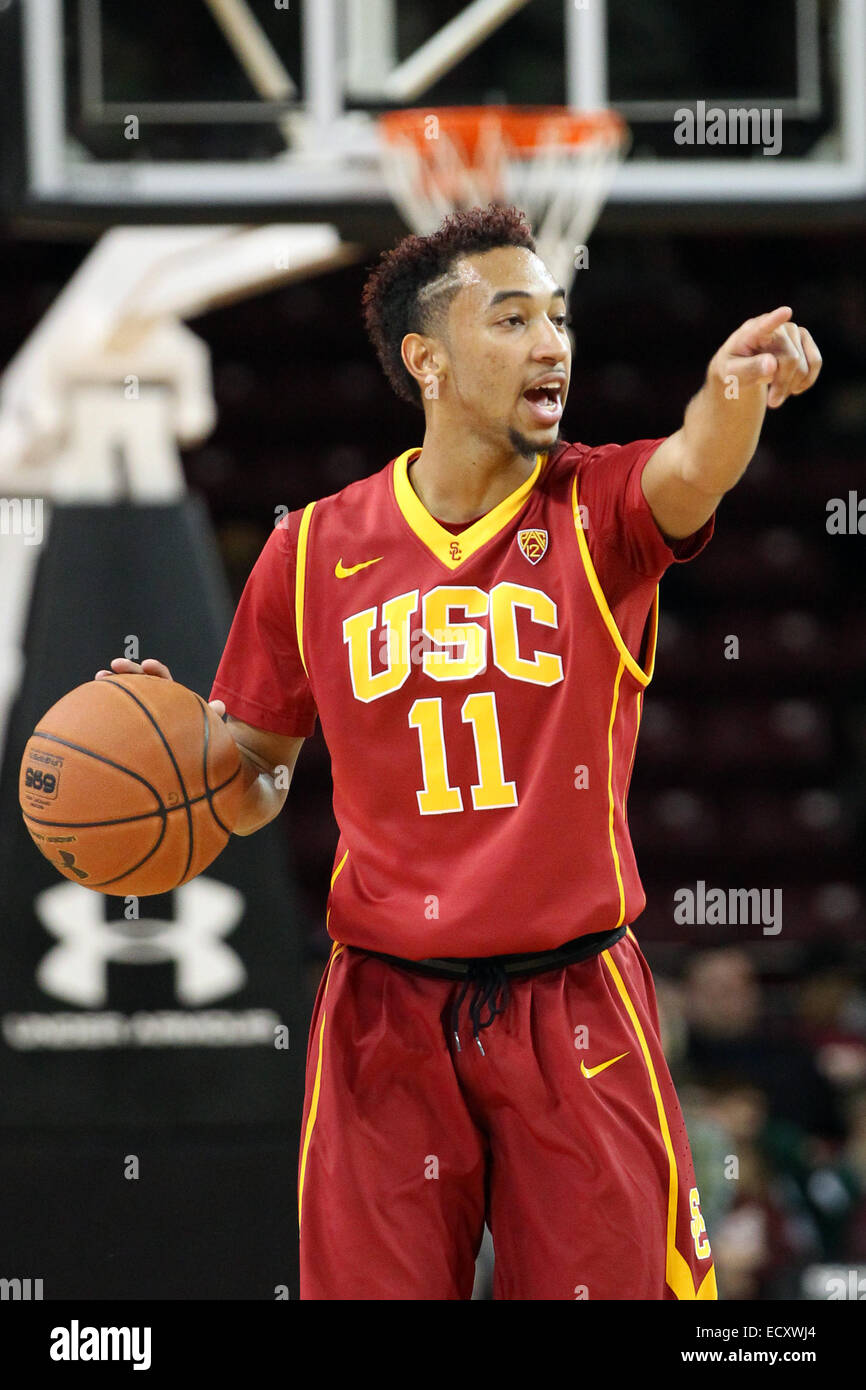 Chestnut Hill, Massachusetts, USA. 21st Dec, 2014. USC Trojans guard ...