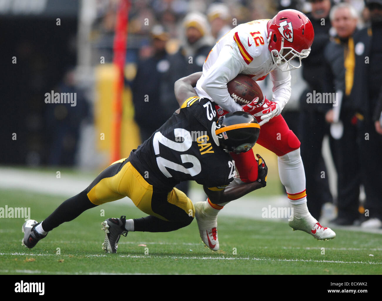Dec 21st, 2014: Albert Wilson #12 during the Pittsburgh Steelers vs ...