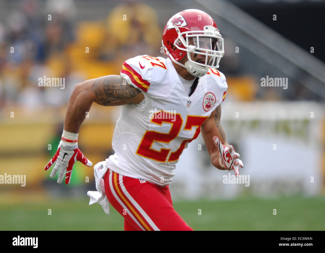 Dec 21st, 2014: Kurt Coleman #27 during the Pittsburgh Steelers vs ...