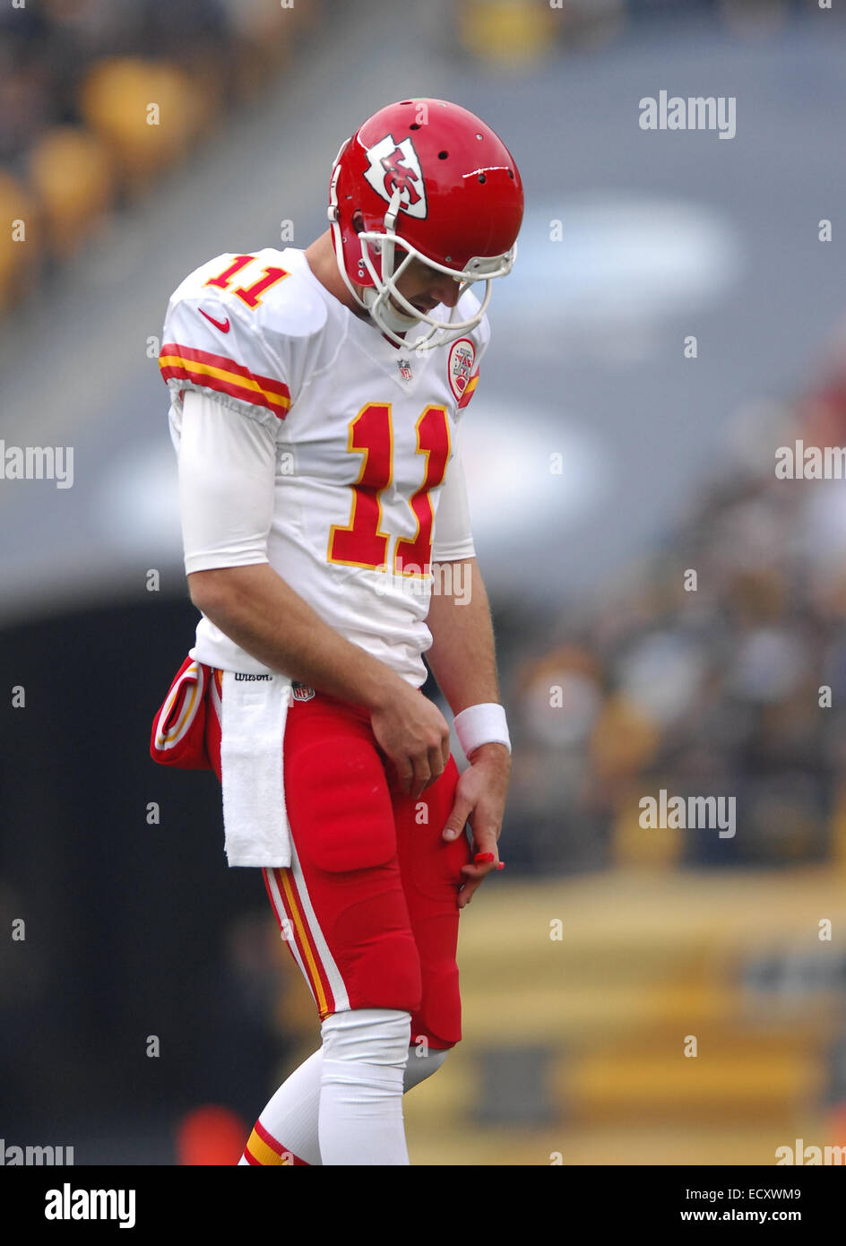 Dec 21st, 2014: Alex Smith #11 during the Pittsburgh Steelers vs Kansas ...