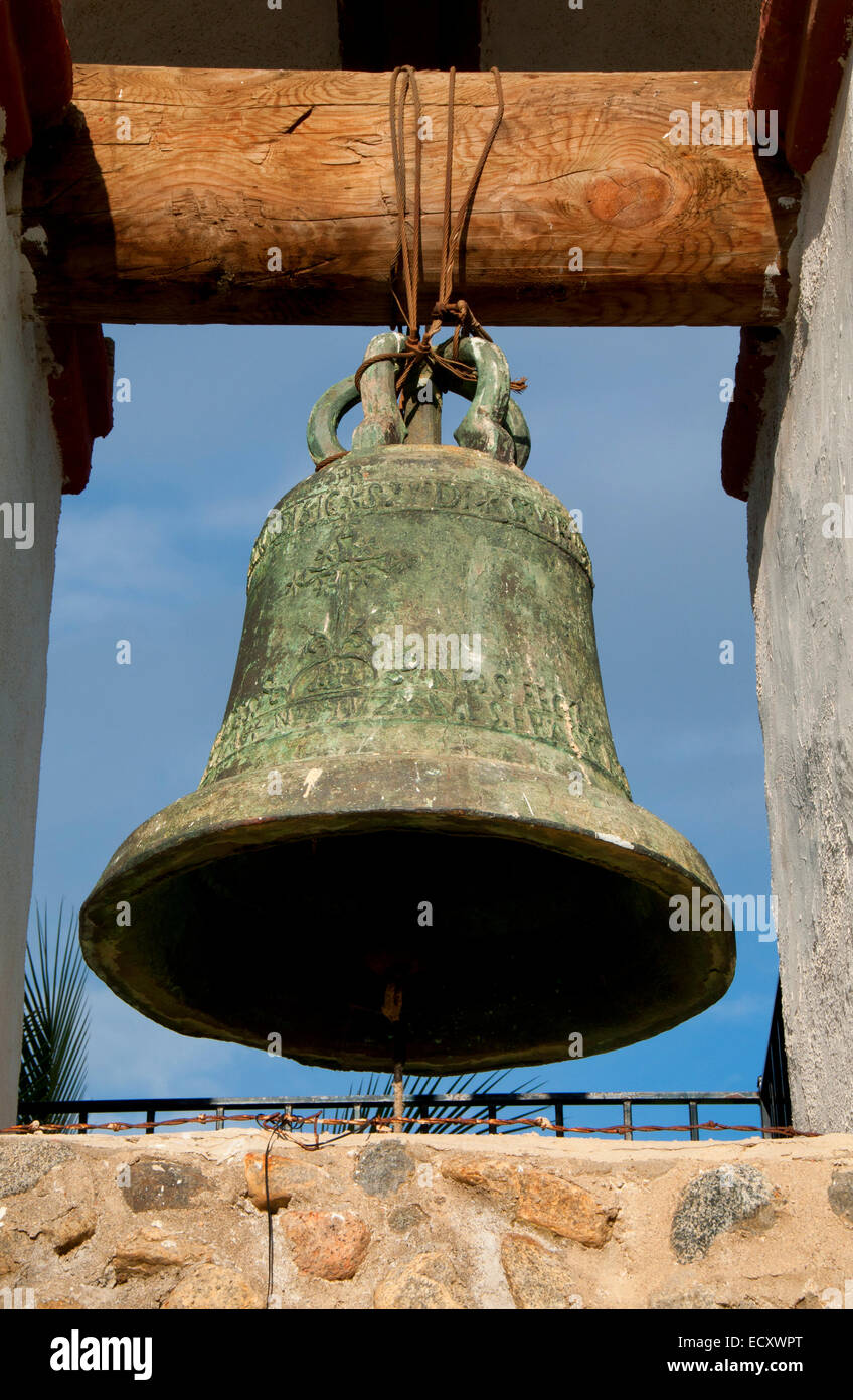 Mission bell, Mission San Antonio de Pala, Pala Indian Reservation ...