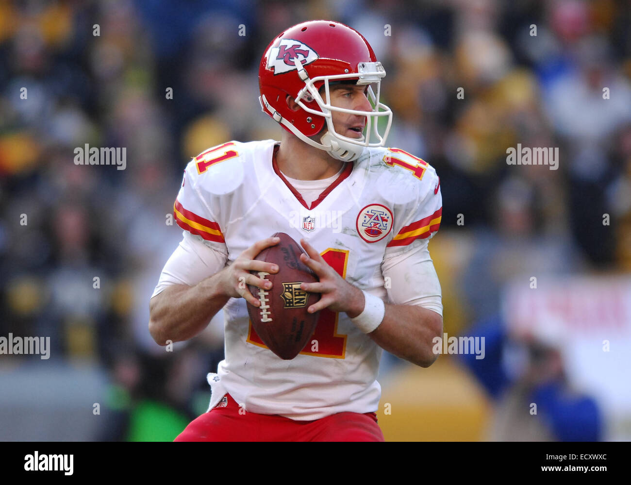 Dec 21st, 2014: Alex Smith #11 during the Pittsburgh Steelers vs Kansas ...