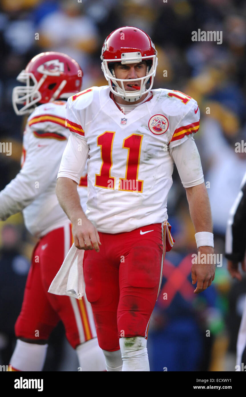 Dec 21st, 2014: Alex Smith #11 during the Pittsburgh Steelers vs Kansas ...