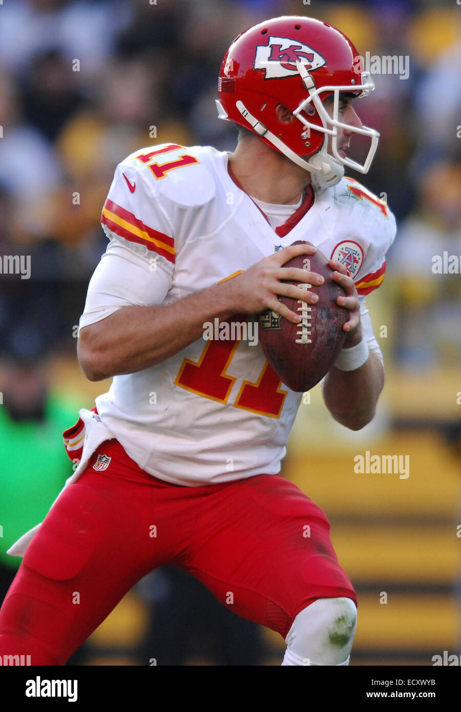 Dec 21st, 2014: Alex Smith #11 during the Pittsburgh Steelers vs Kansas ...