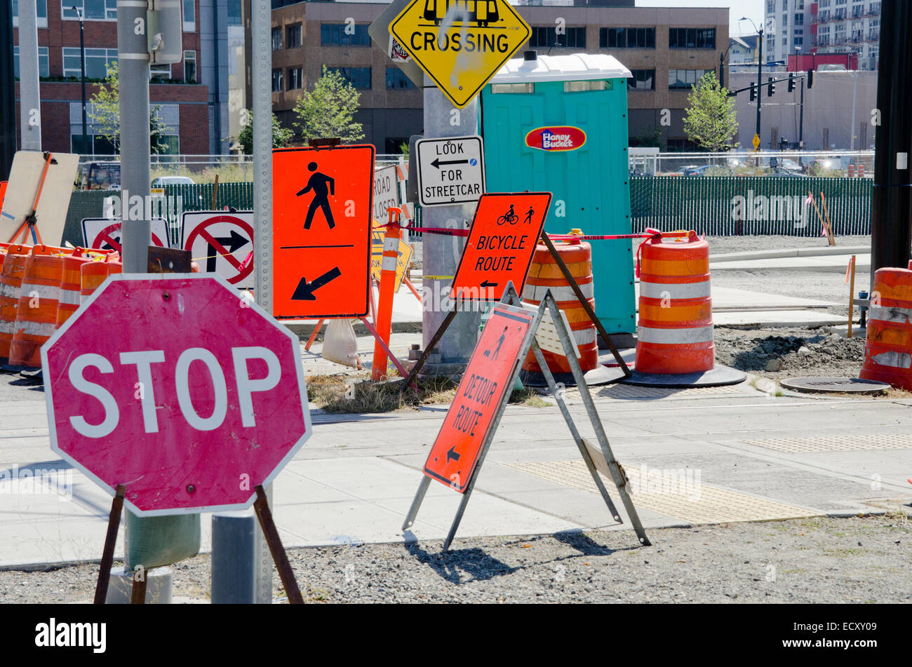 Overload of signs hi-res stock photography and images - Alamy