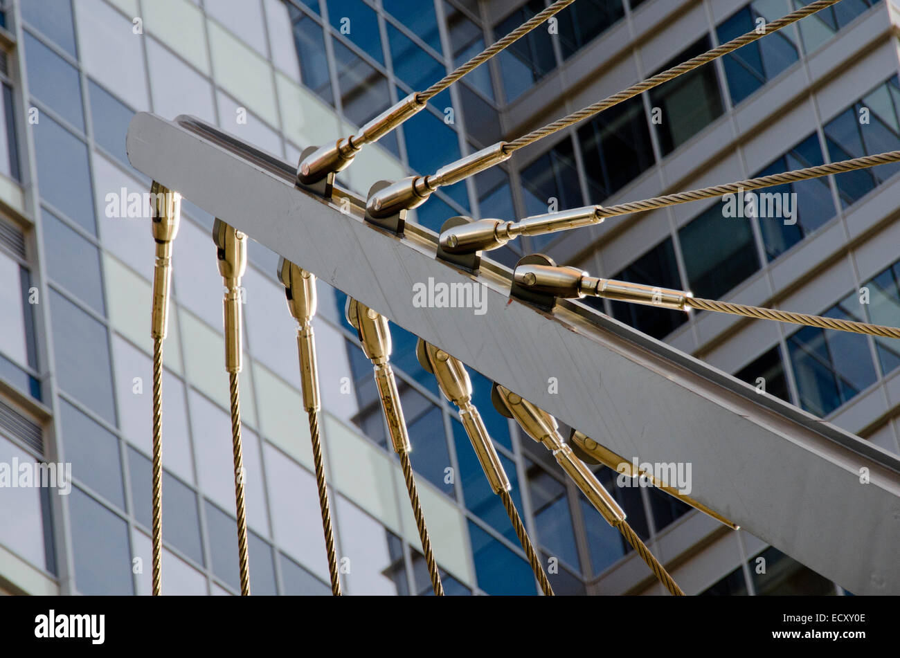 Pedestrian bridge crossing Stock Photo - Alamy
