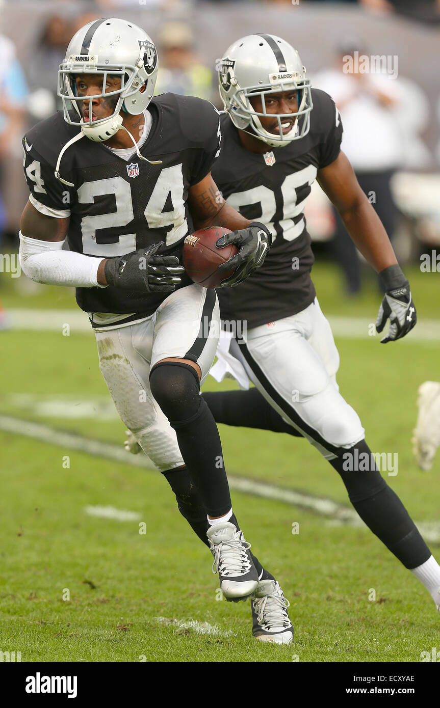 Oakland, CA. 21st Dec, 2014. Raiders safety Charles Woodson during ...