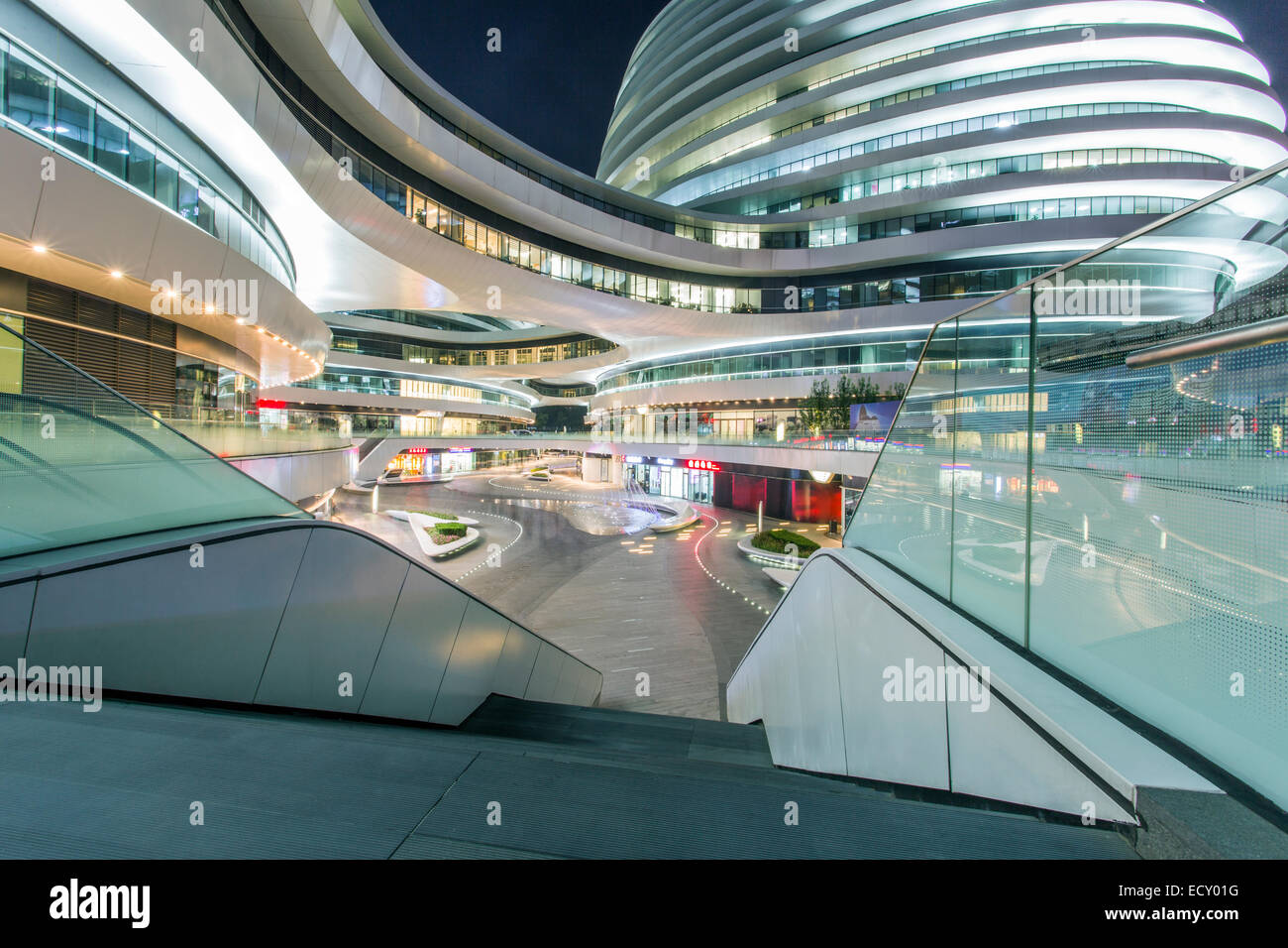White illuminated soho hi-res stock photography and images - Alamy