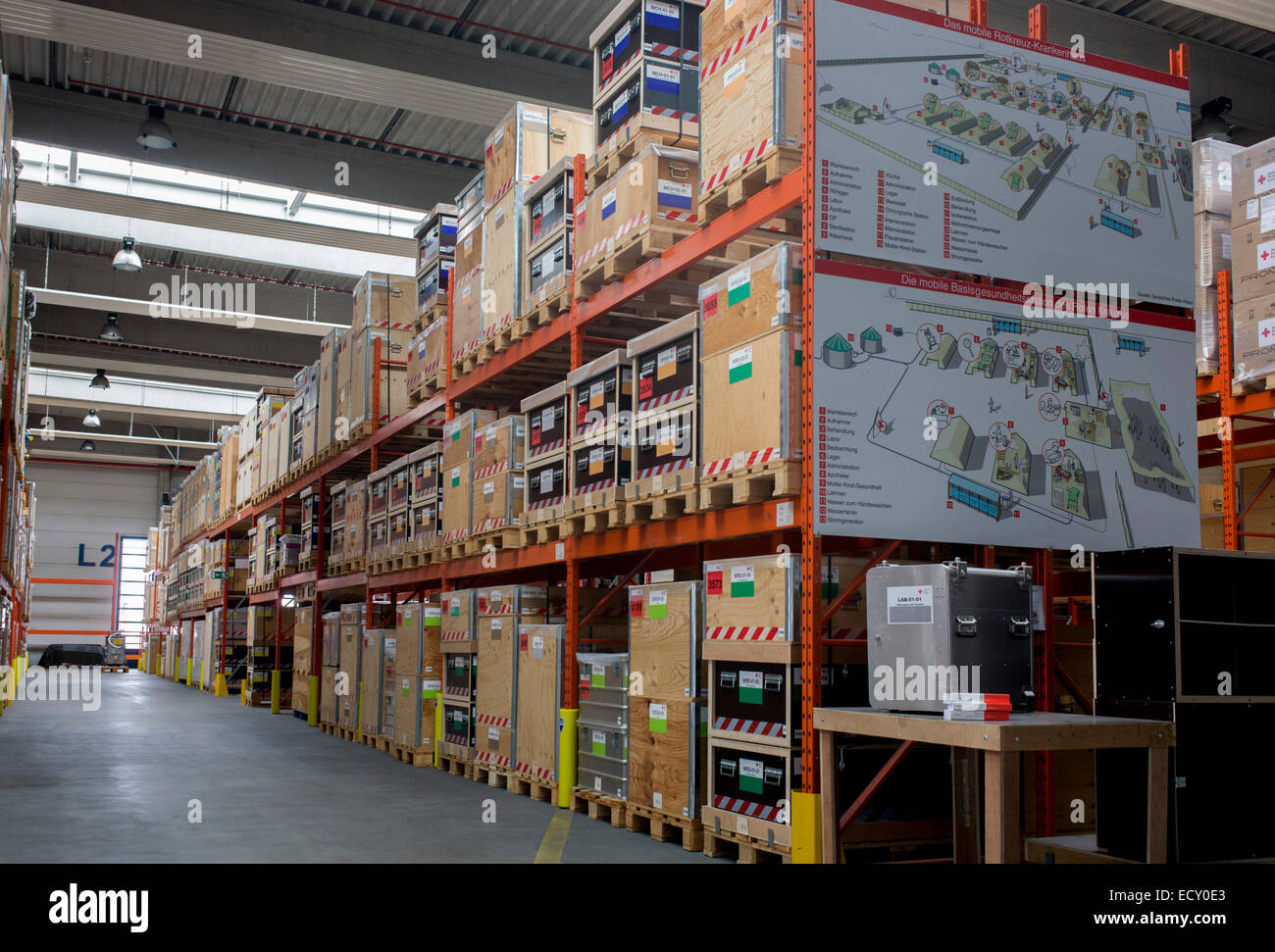 Emergency supplies warehouse, Deutsches Rotes Kreuz (DRK - German Red ...