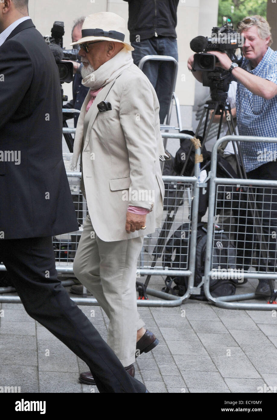 Gary Glitter (real name Paul Gadd) seen arriving at Westminster ...