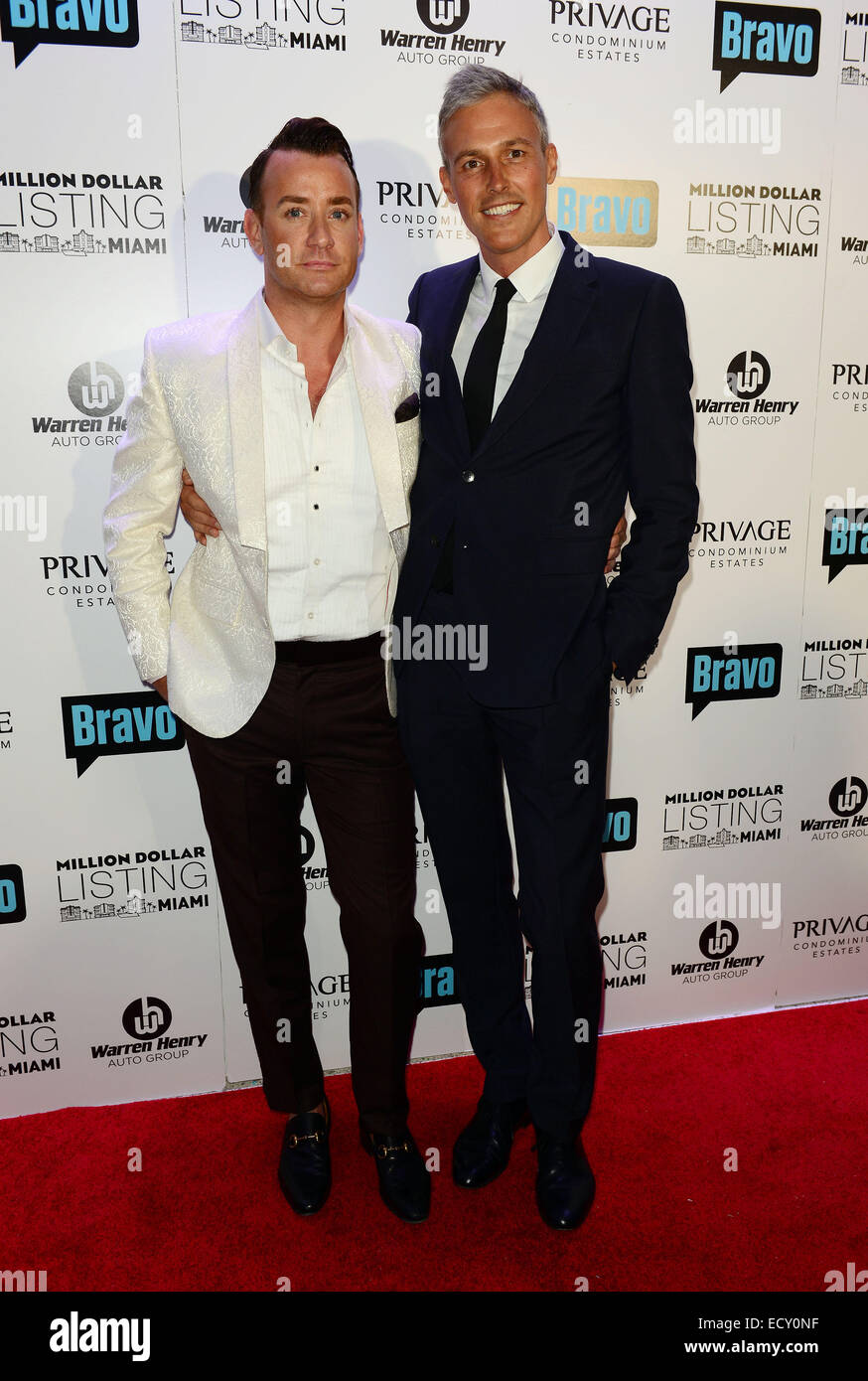 The 'Million Dollar Listing Miami Season One' VIP Premiere Party held ...
