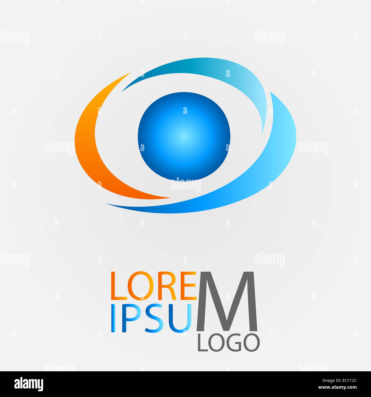 Abstract circle elements blue hi-res stock photography and images - Alamy