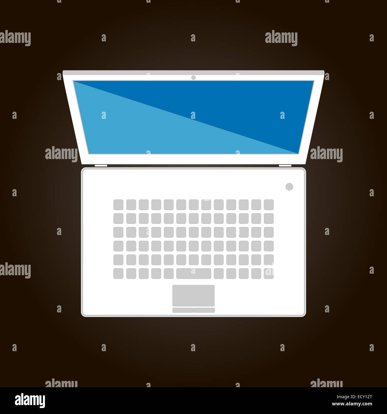 White isolated notebook front side Stock Photo - Alamy