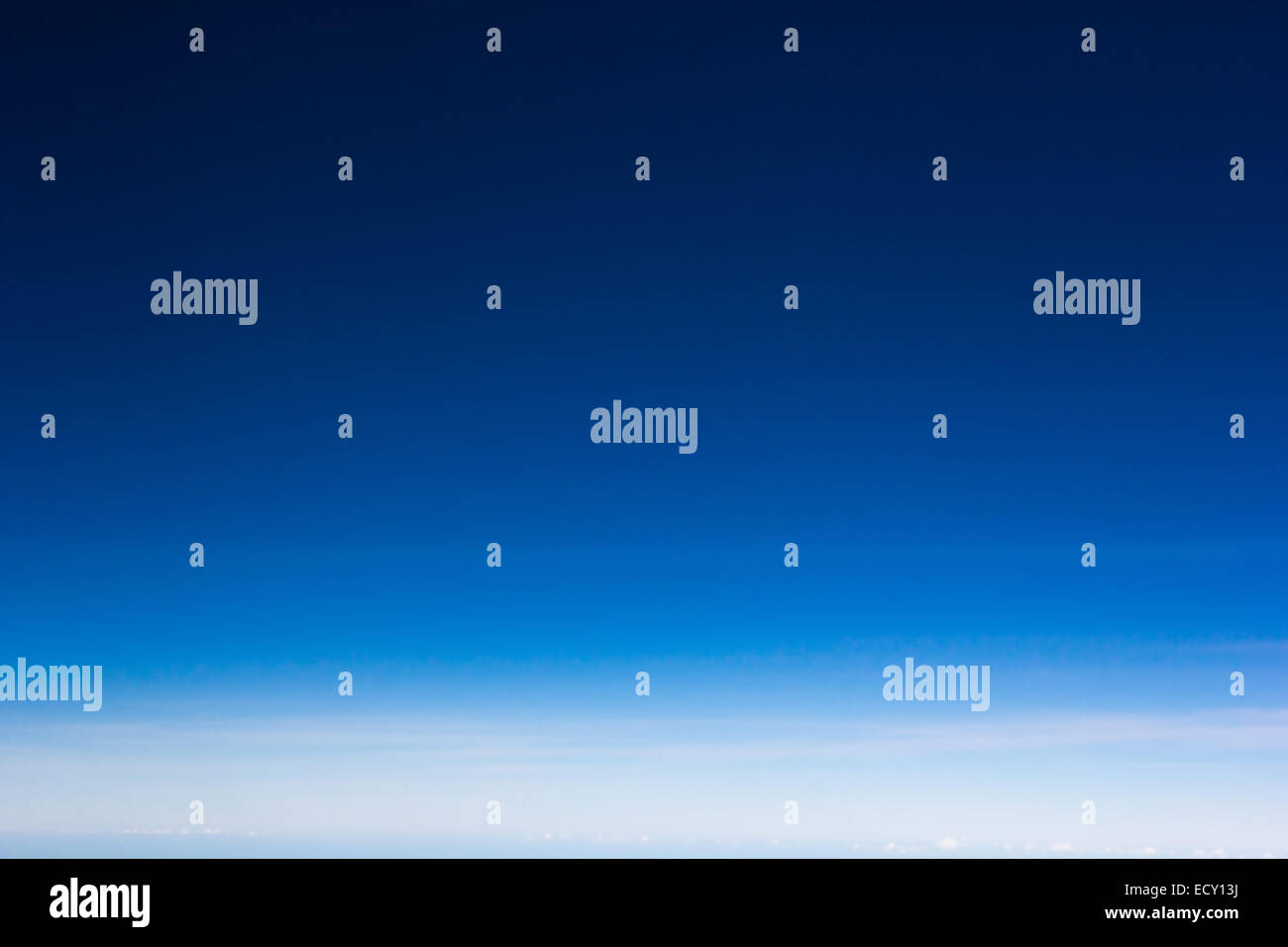 blue sky over cloud air view background only Stock Photo - Alamy