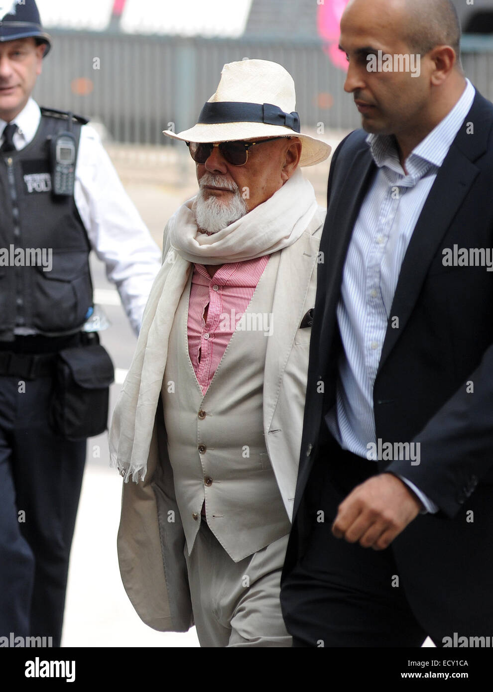 Gary Glitter (real name Paul Gadd) seen arriving at Westminster ...