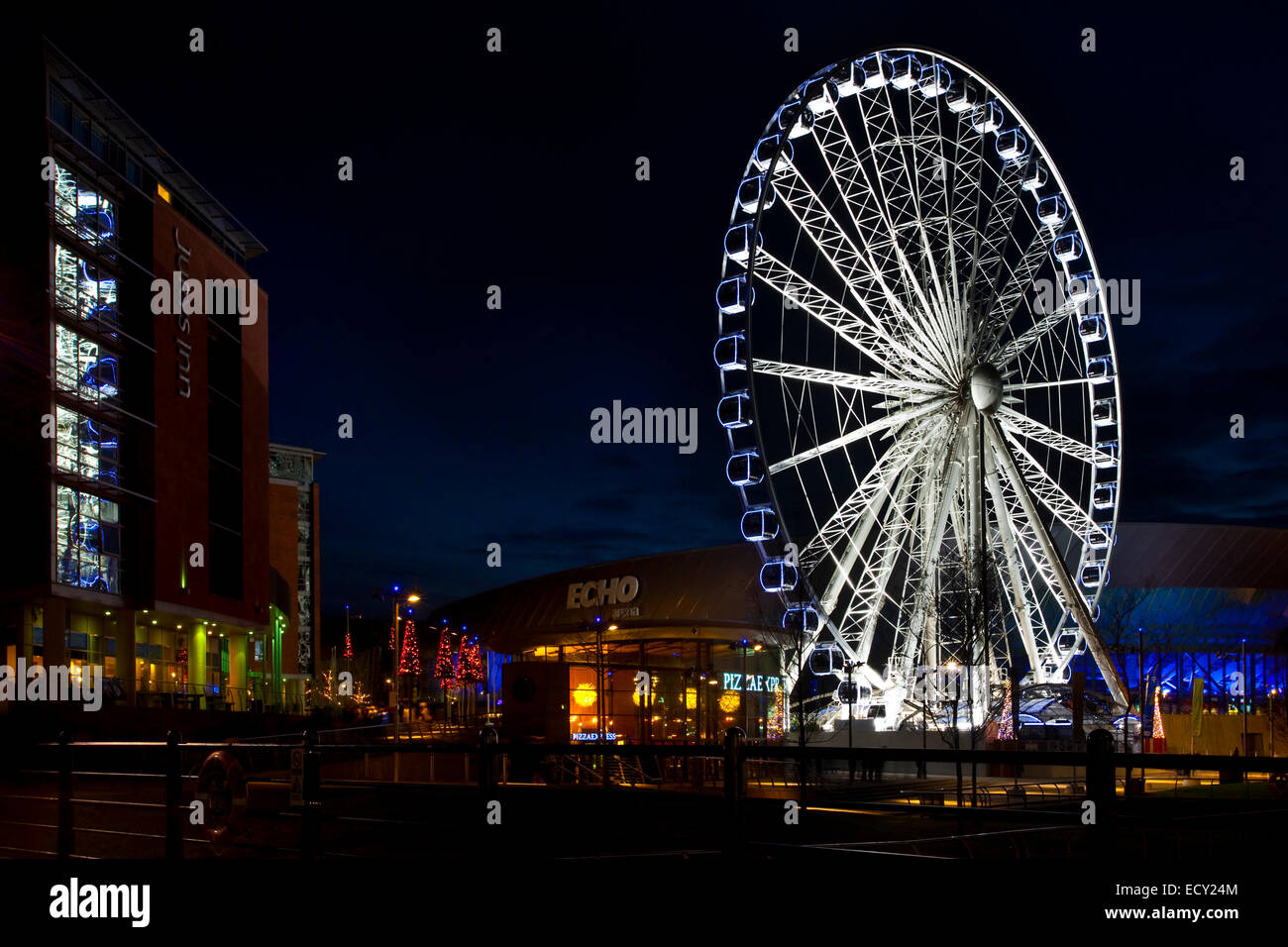The Echo Arena and Convention Centre, and Wheel of Excellence ...