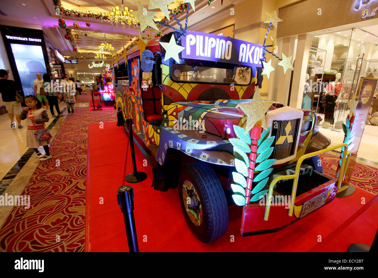 Pasay City, Philippines. 22nd Dec, 2014. A colorful jeepney is seen ...