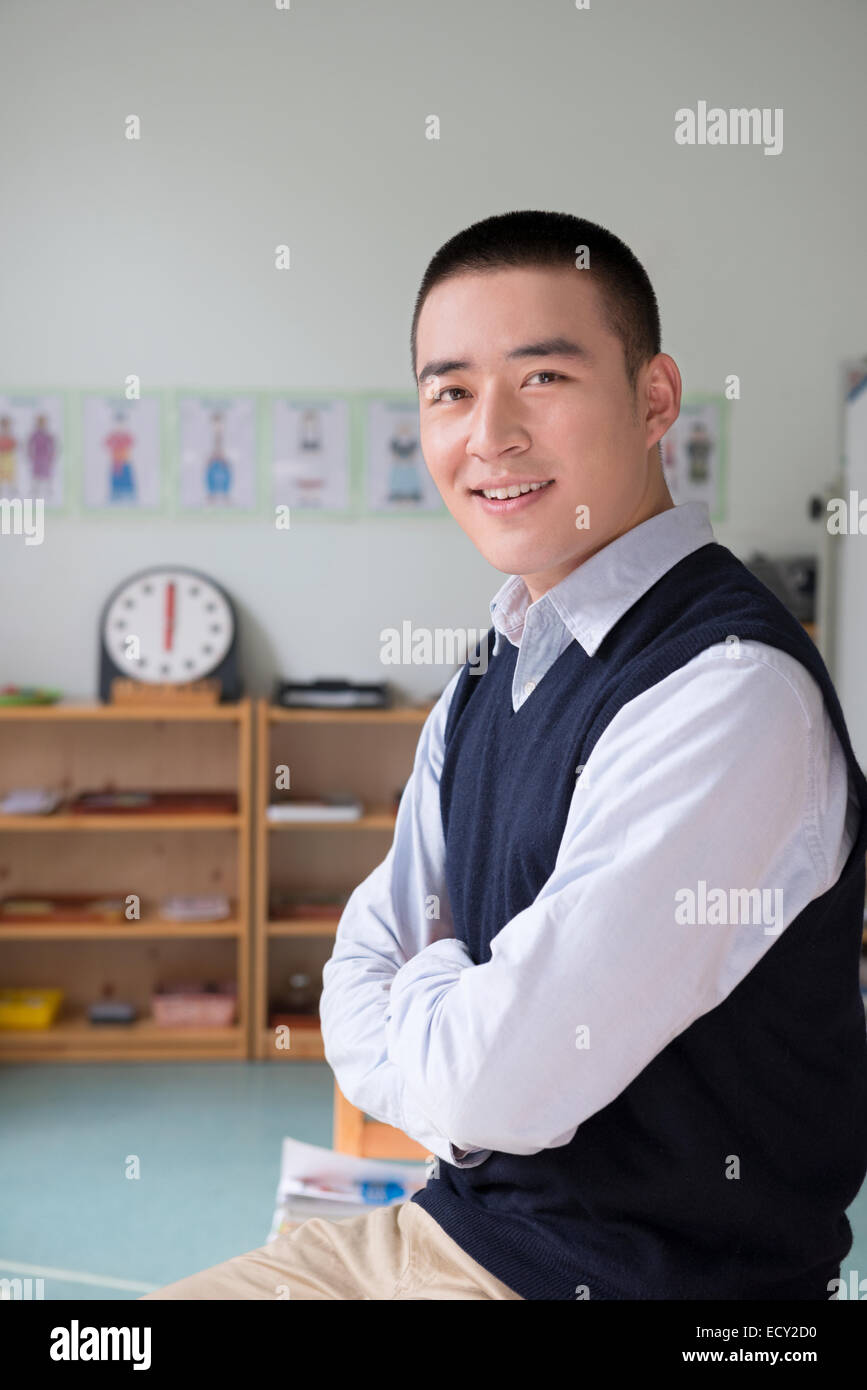 Asian male teacher hi-res stock photography and images - Alamy