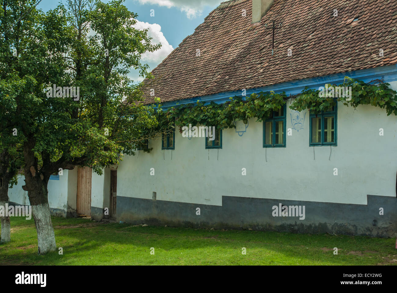 Viscri Village And Fortified Church Of Viscri, Transylvania, Romania A ...