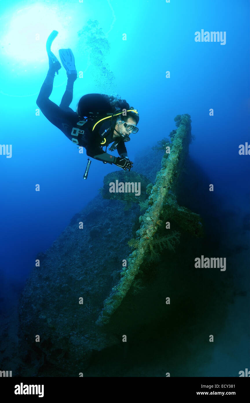 shipwreck "SS Dunraven", Red Sea, Egypt Stock Photo - Alamy