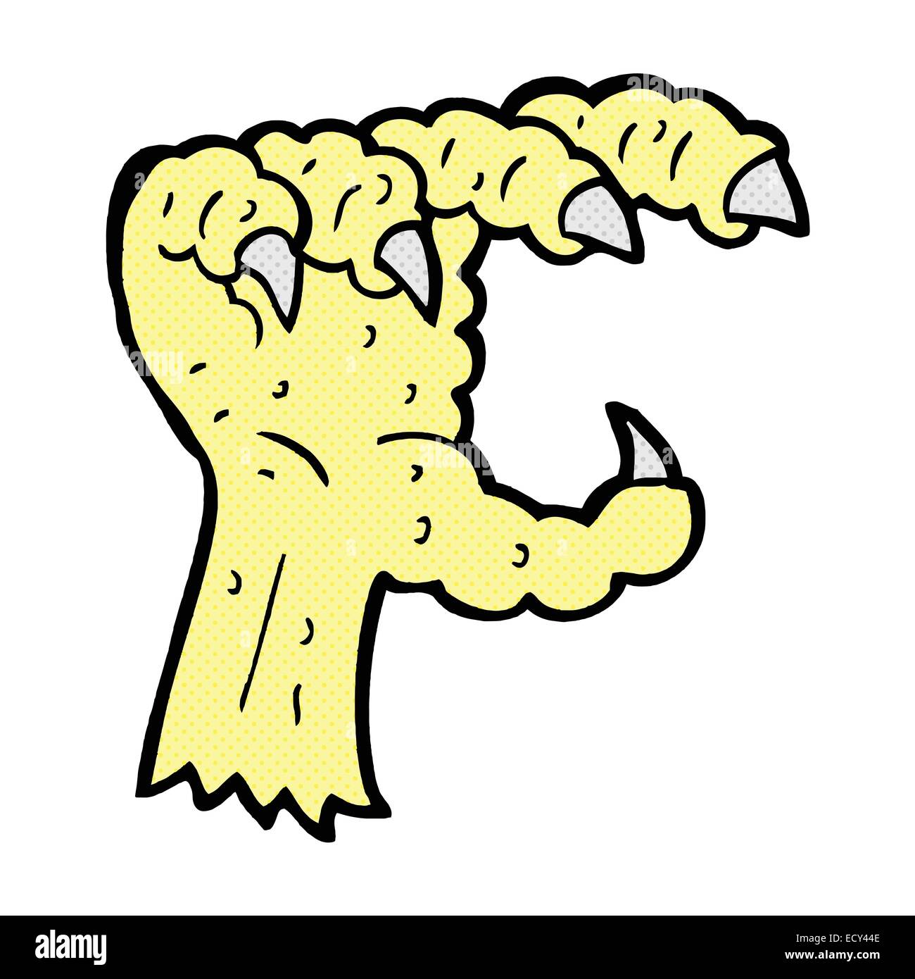 retro comic book style cartoon bird claw Stock Vector Image & Art - Alamy