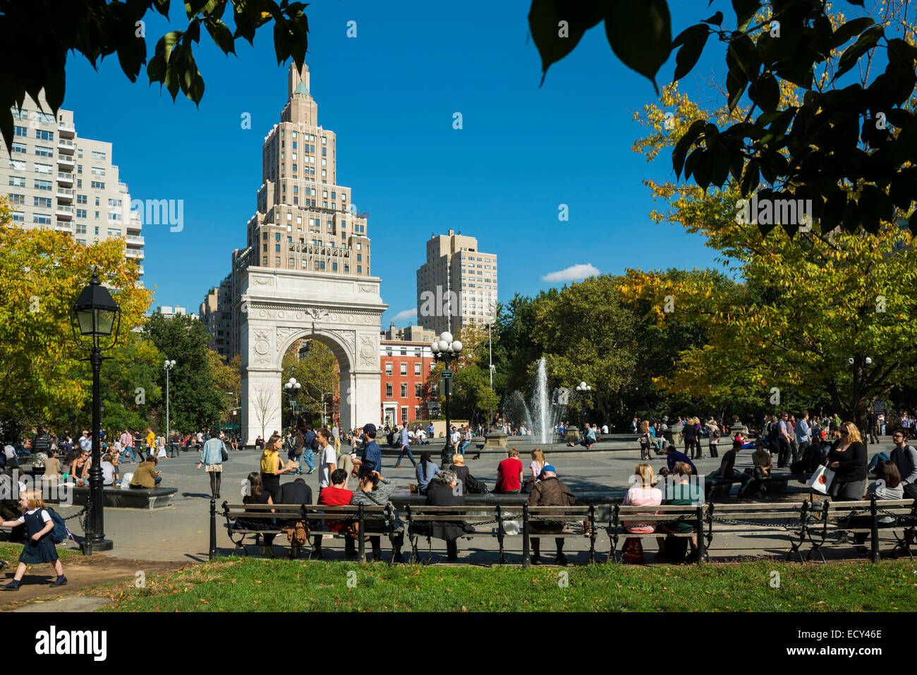 Washington square new york hi-res stock photography and images - Alamy