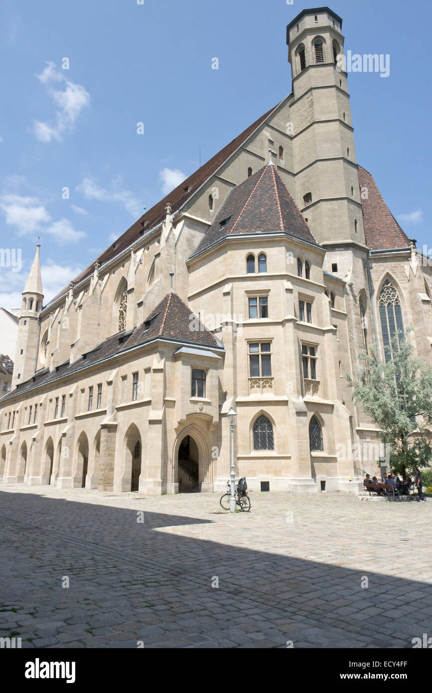 Austria, Vienna, Minoritenplatz, Minoritenkirche Stock Photo - Alamy