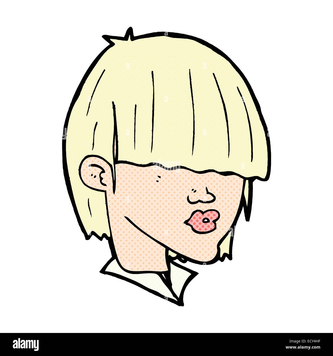 Funny comic haircut Cut Out Stock Images & Pictures - Alamy