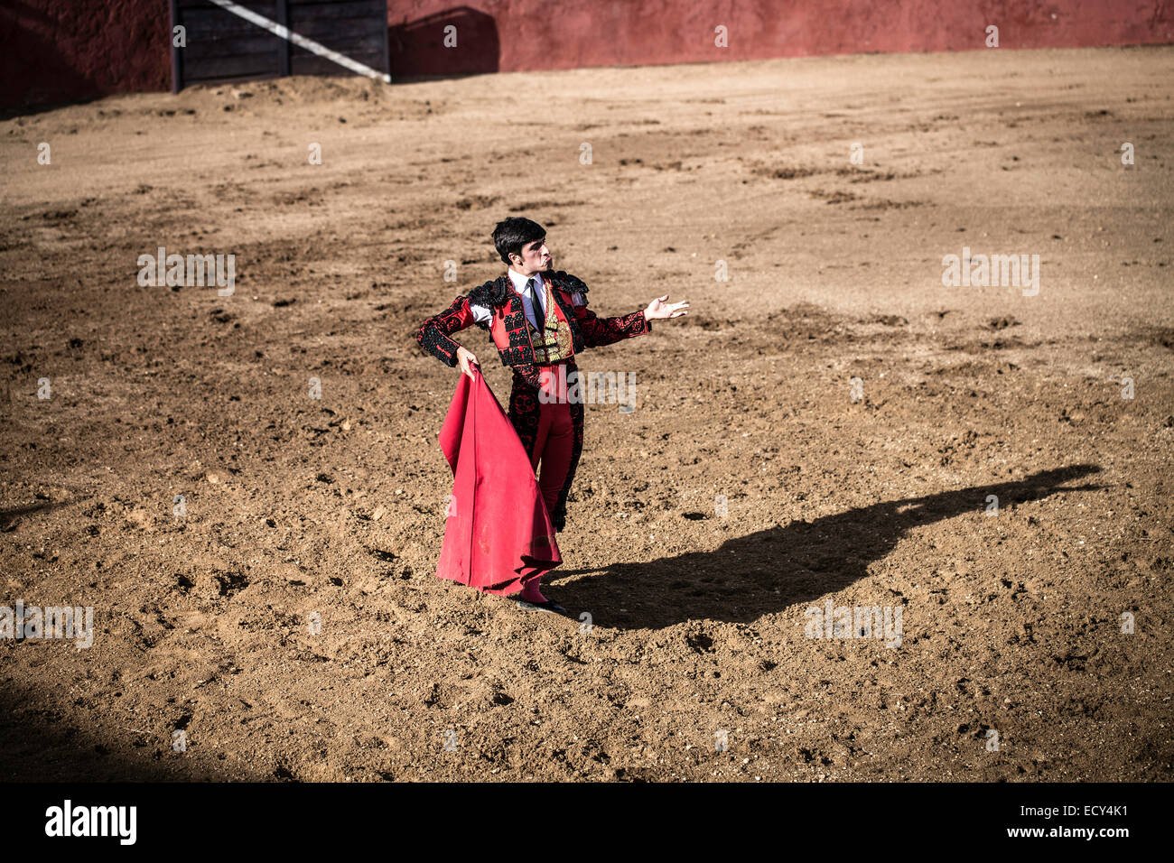 Bullfighting red cloth hi-res stock photography and images - Alamy