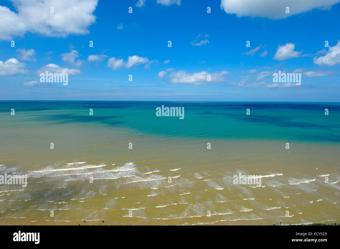 Arromanches beach, D. Day landing beach at Second World War ...
