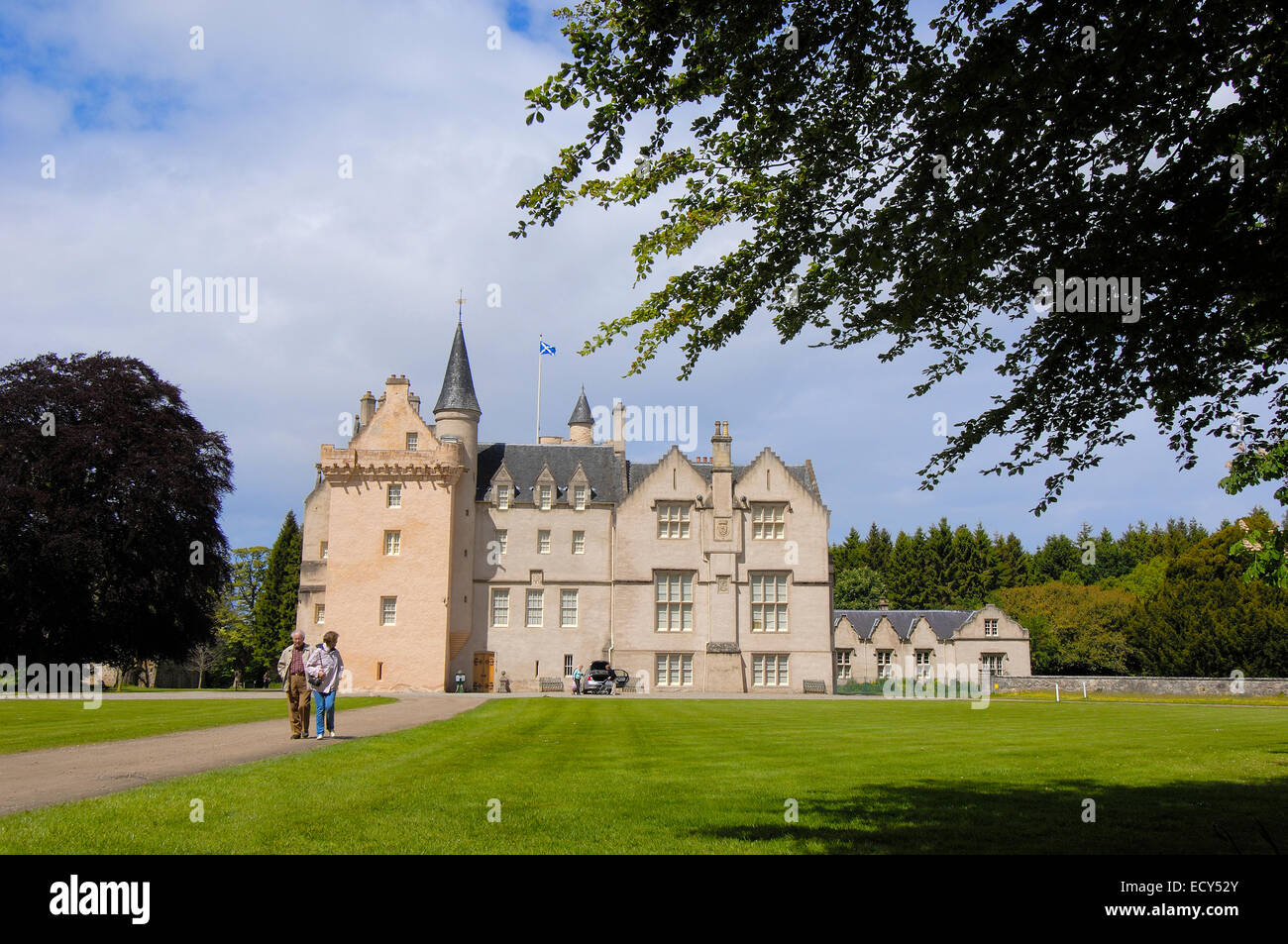 Brodie castle near Inverness, Grampian region, Scotland, United Kingdom ...