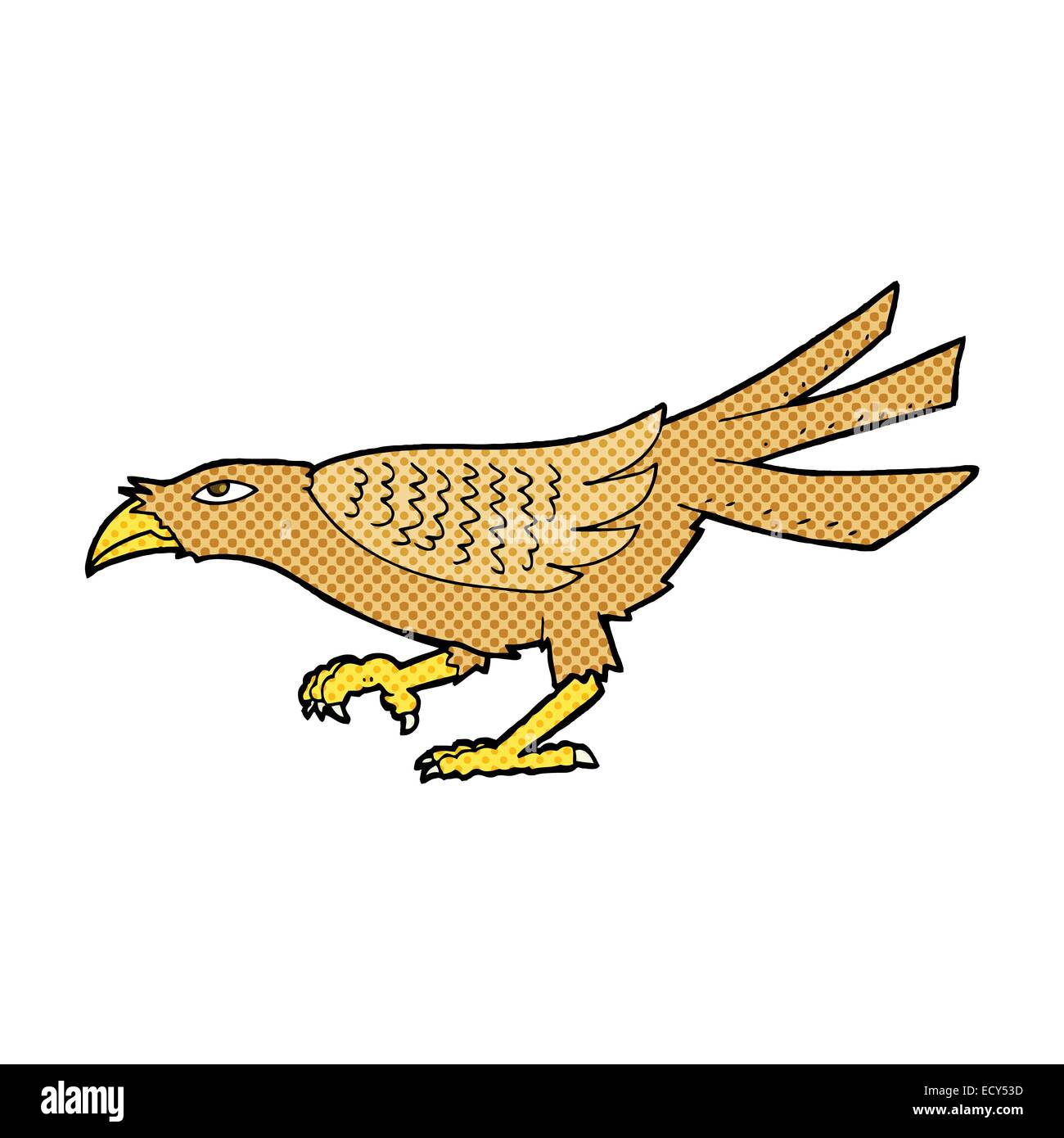 retro comic book style cartoon bird Stock Vector Image & Art - Alamy