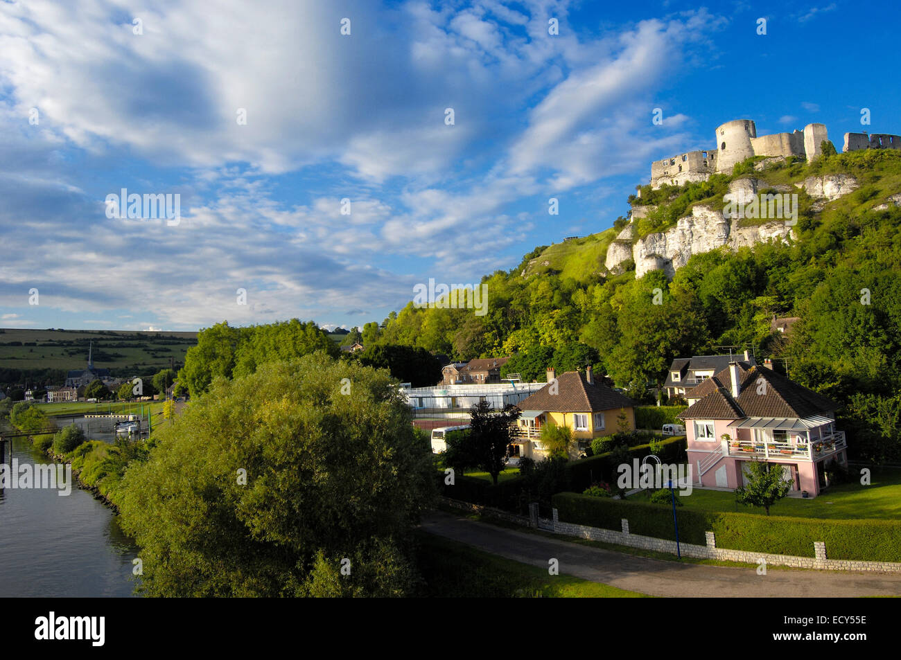 Chateau gaillard above les andelys hi-res stock photography and images - Alamy