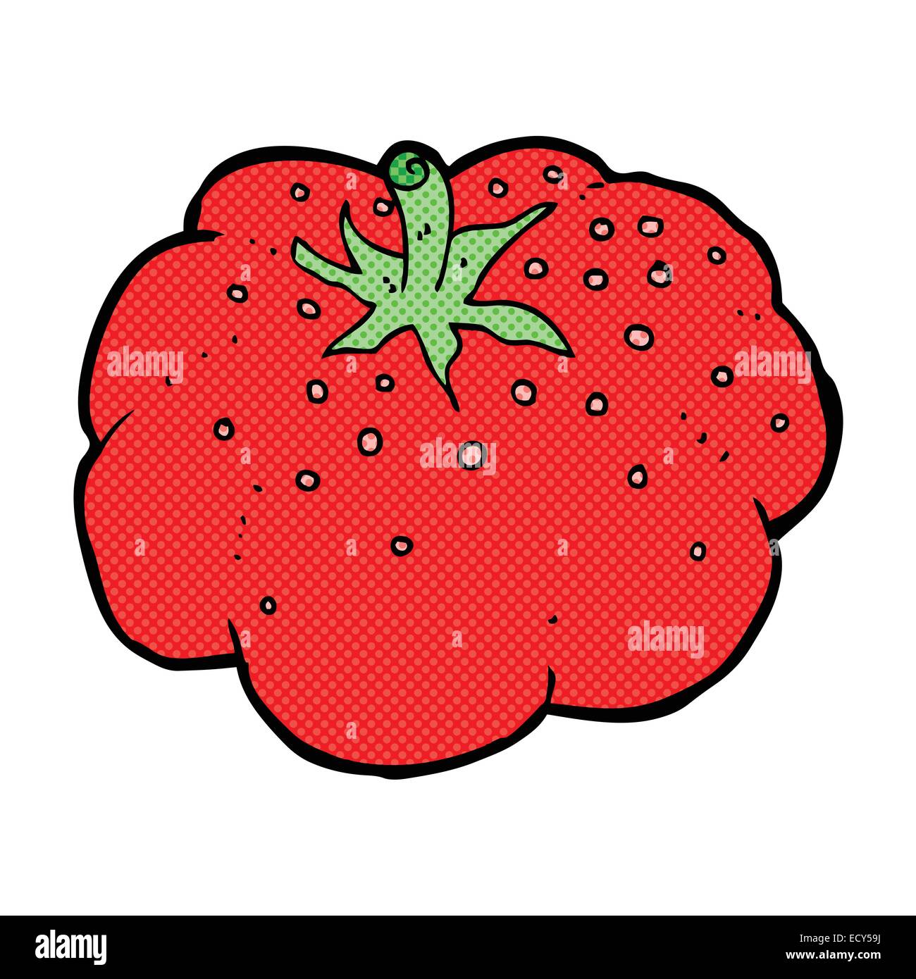 retro comic book style cartoon tomato Stock Vector Image & Art - Alamy