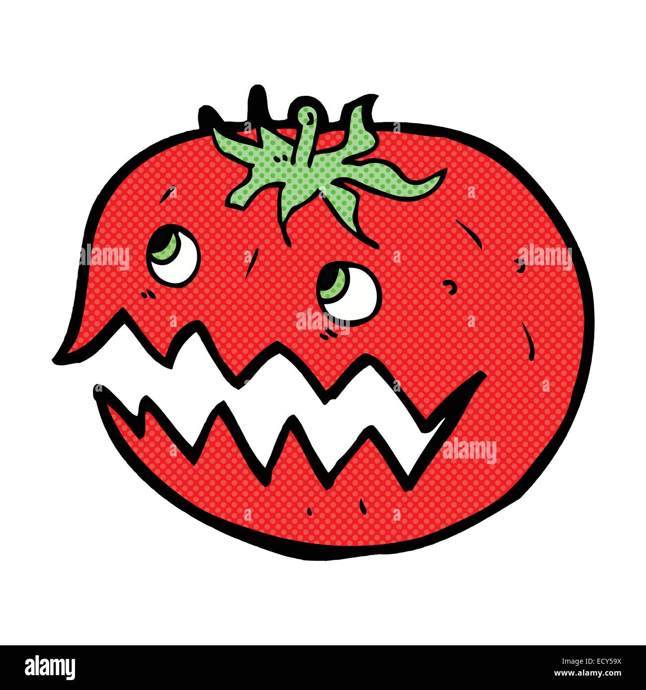 retro comic book style cartoon tomato Stock Vector Image & Art - Alamy