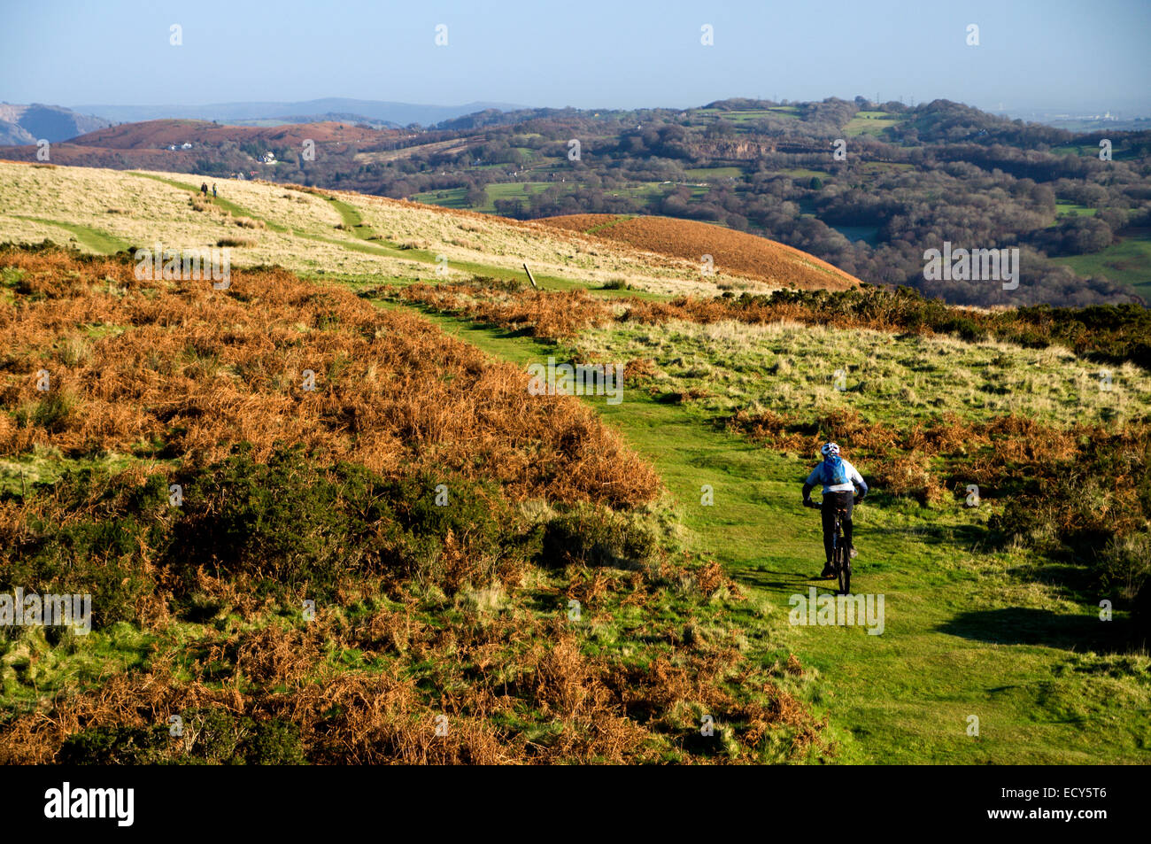 Mountain bike point view rider hi-res stock photography and images - Alamy