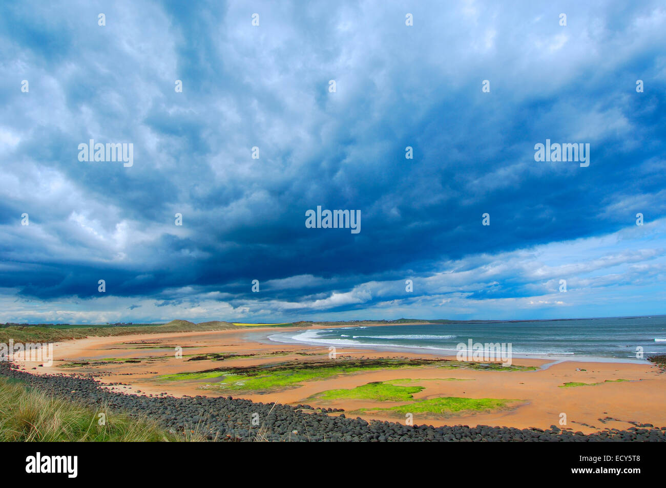Embleton bay northumberland beach hi-res stock photography and images ...