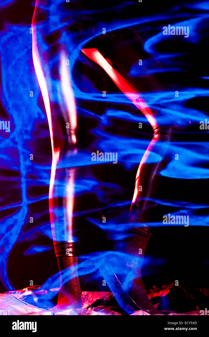 legs with fire Stock Photo - Alamy