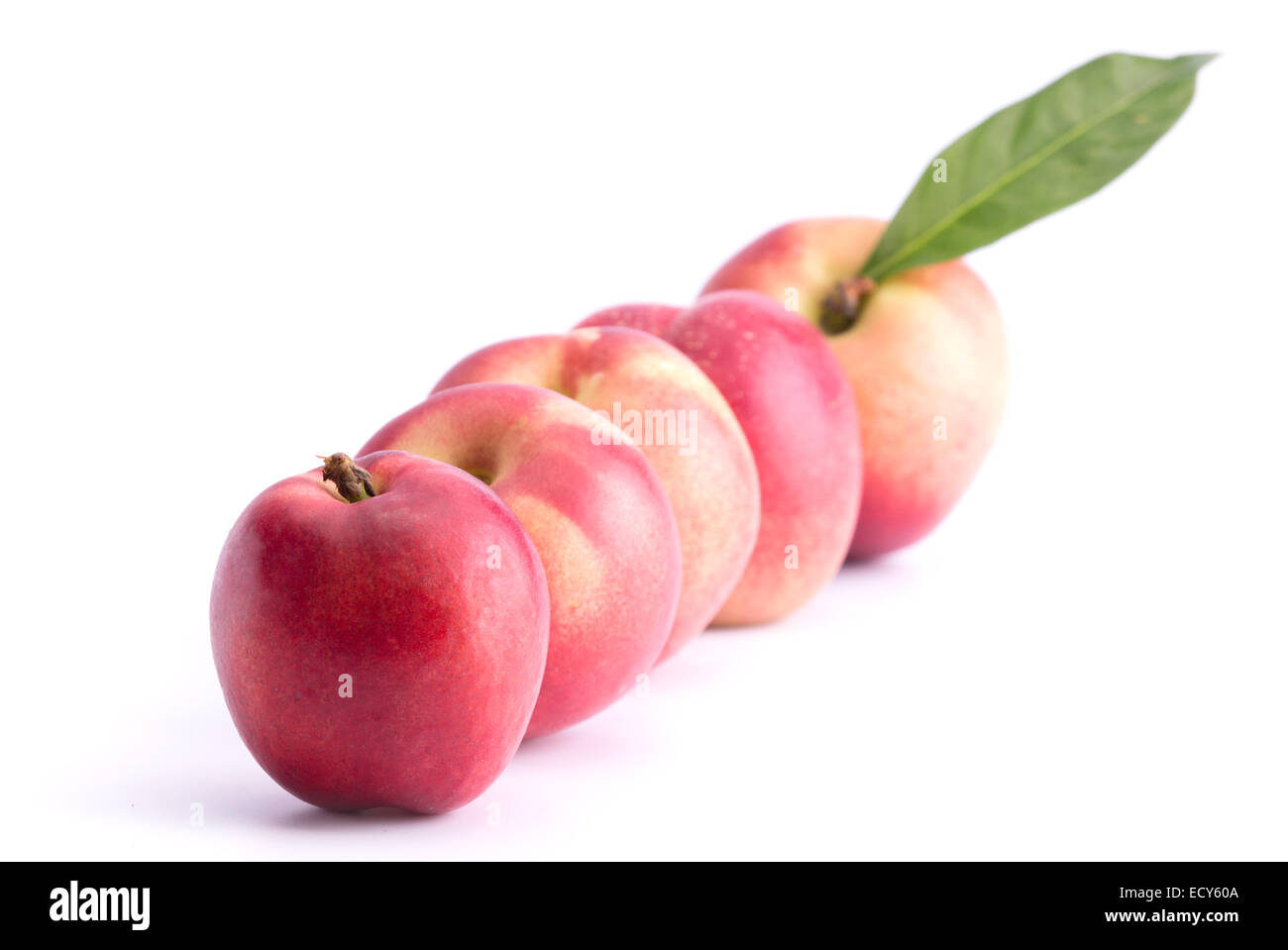 Ripe peach Stock Photo - Alamy