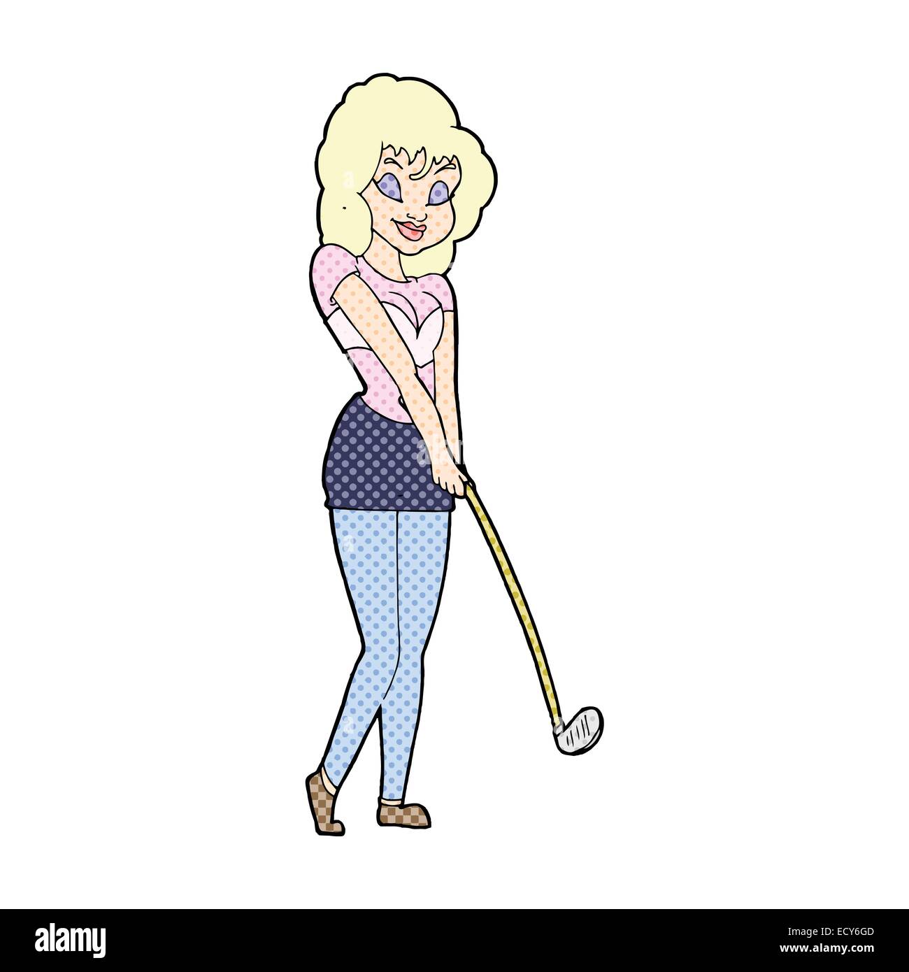 Crazy golf cartoon hi-res stock photography and images - Alamy