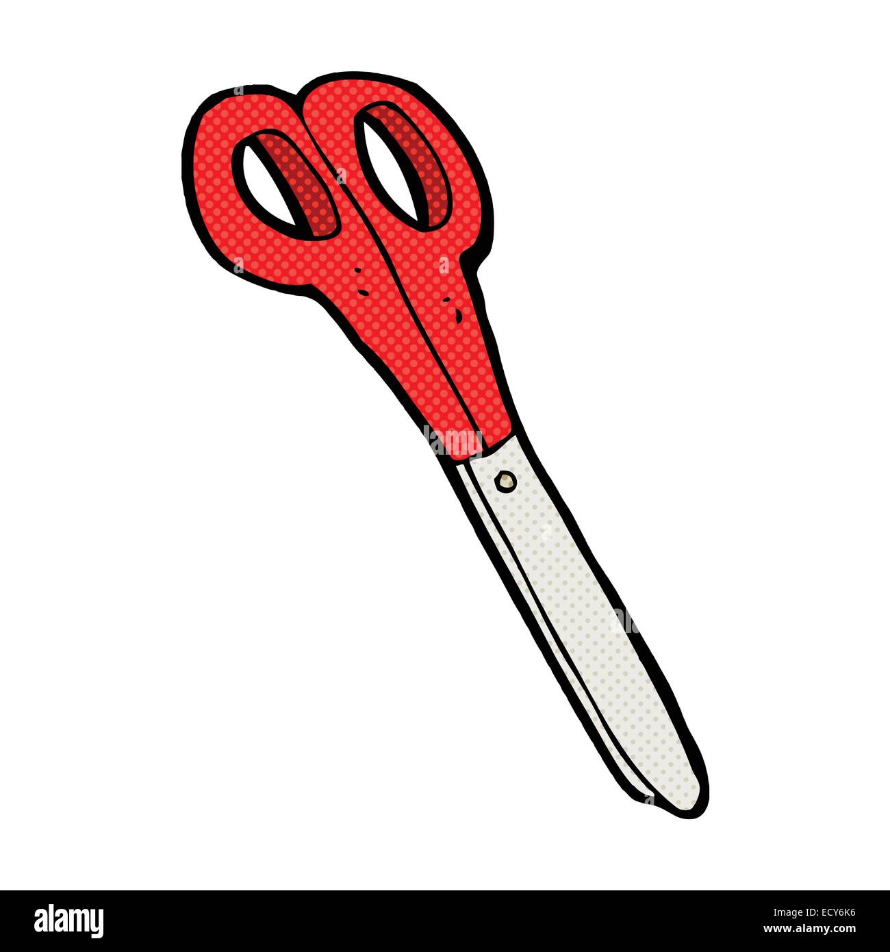 retro comic book style cartoon scissors Stock Vector Image & Art - Alamy