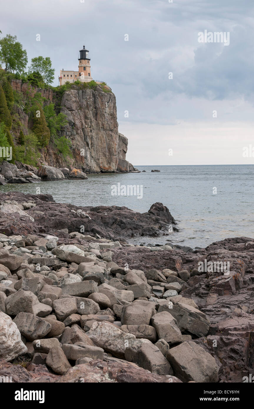 Split Rock Lighthouse, Lake Superior, Minnesota, United States Stock ...