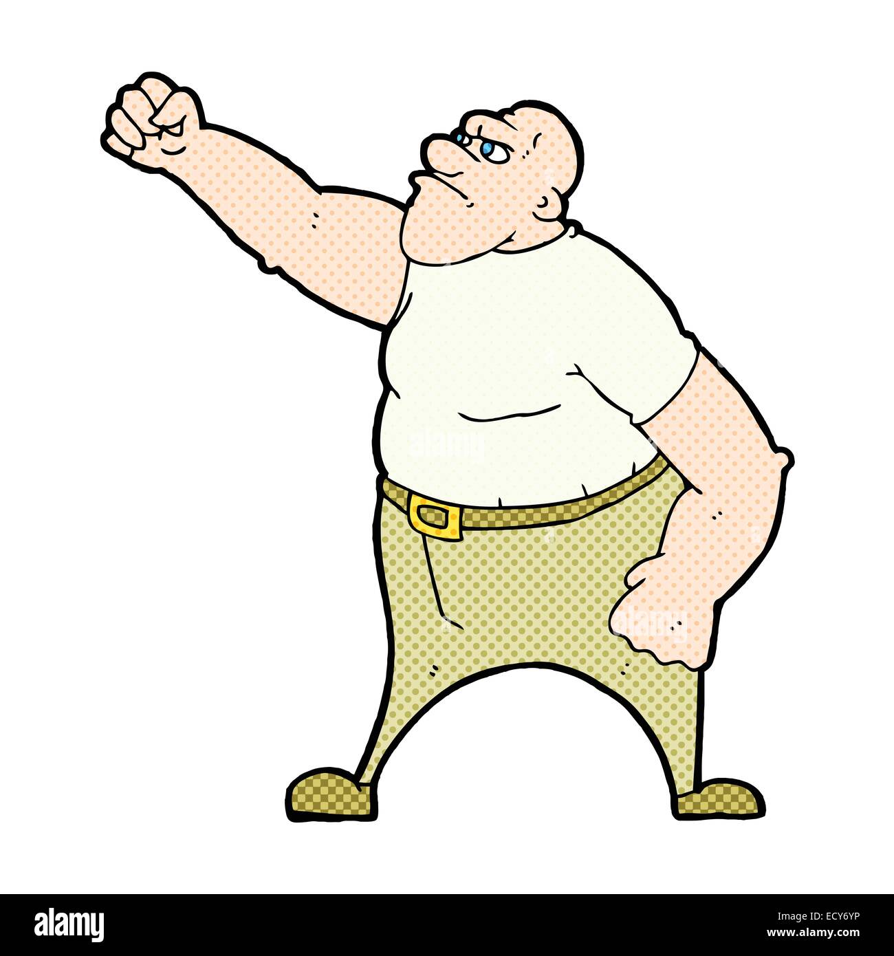 retro comic book style cartoon angry man Stock Vector Image & Art - Alamy