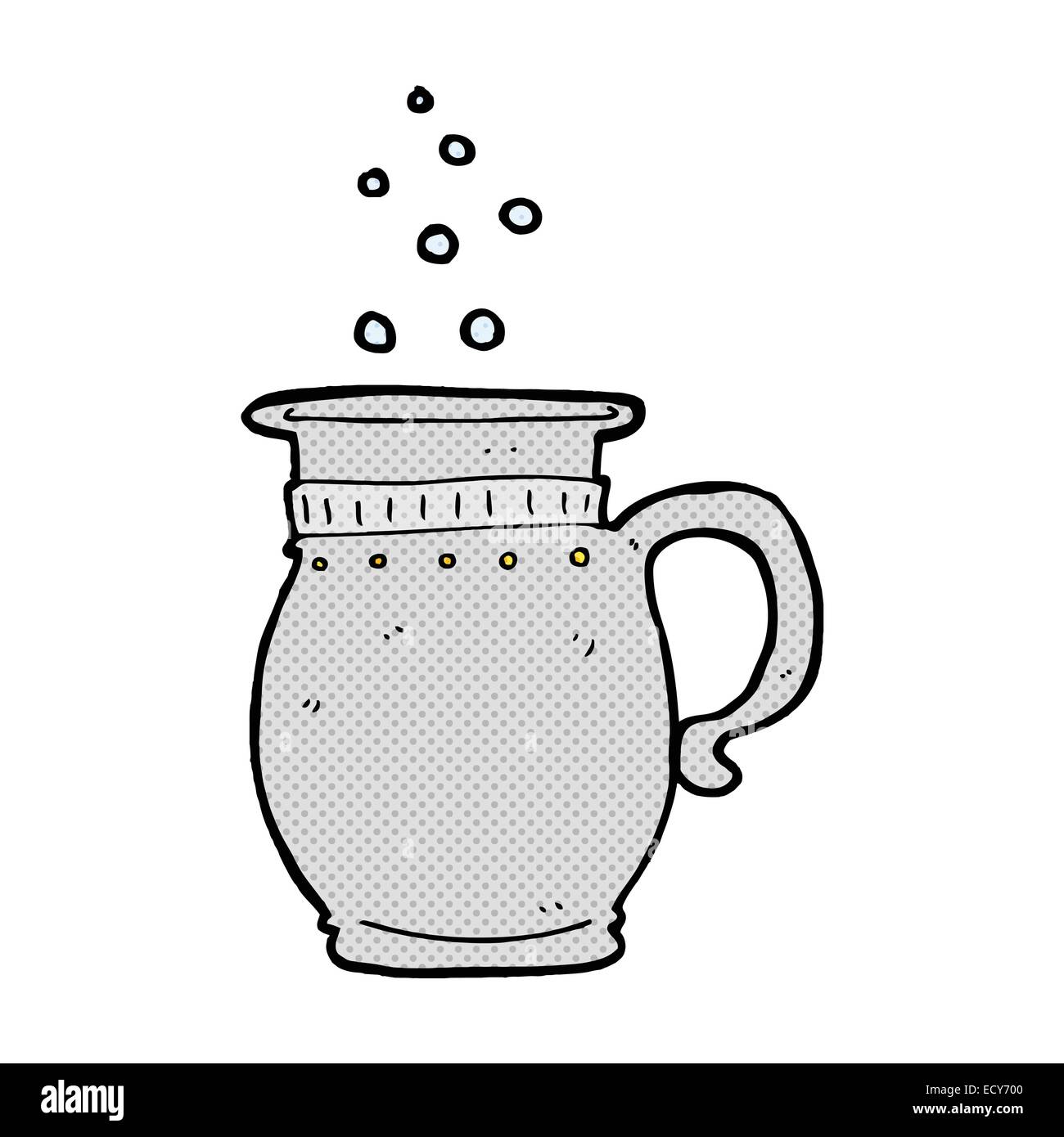 retro comic book style cartoon beer tankard Stock Vector Image & Art ...