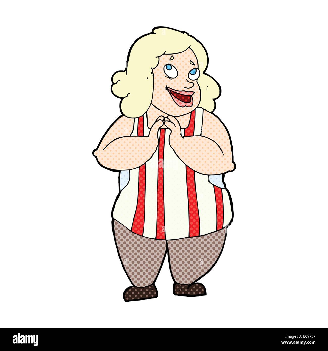 retro comic book style cartoon happy cook Stock Vector Image & Art - Alamy