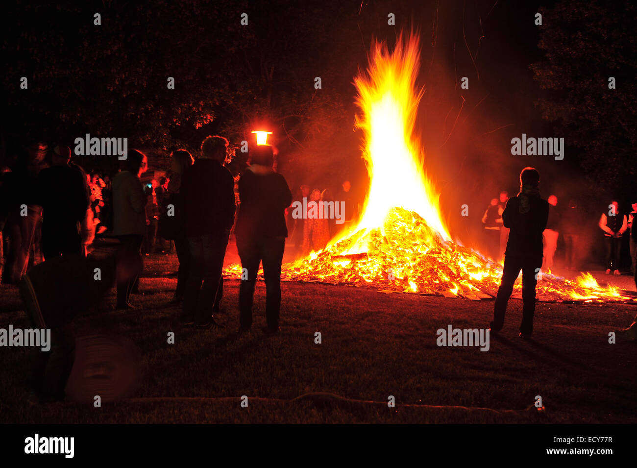 Bonfire, Schliersee, Bavaria, Germany Stock Photo - Alamy