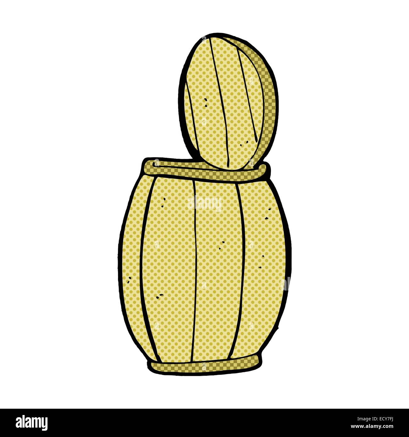 retro comic book style cartoon beer barrel Stock Vector Image & Art - Alamy